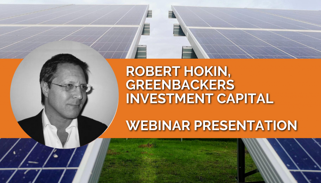 Robert Hokin: Capital for climate business growth | The All-Energy Forum