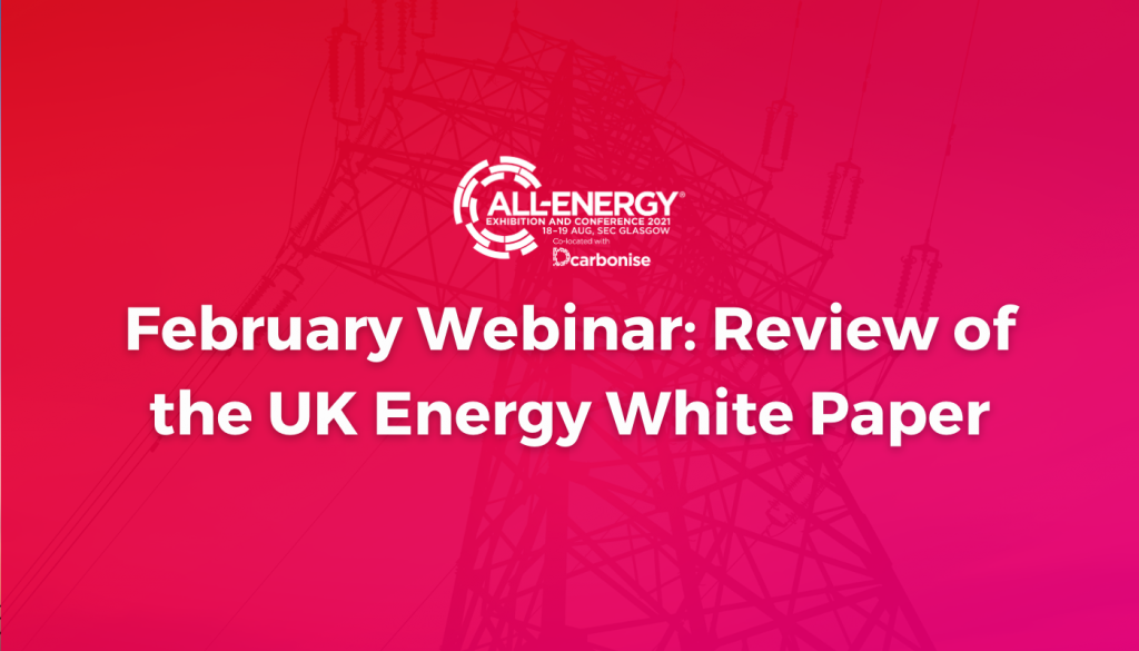 Review of The UK Energy White Paper: The next All-Energy/Dcarbonise ...